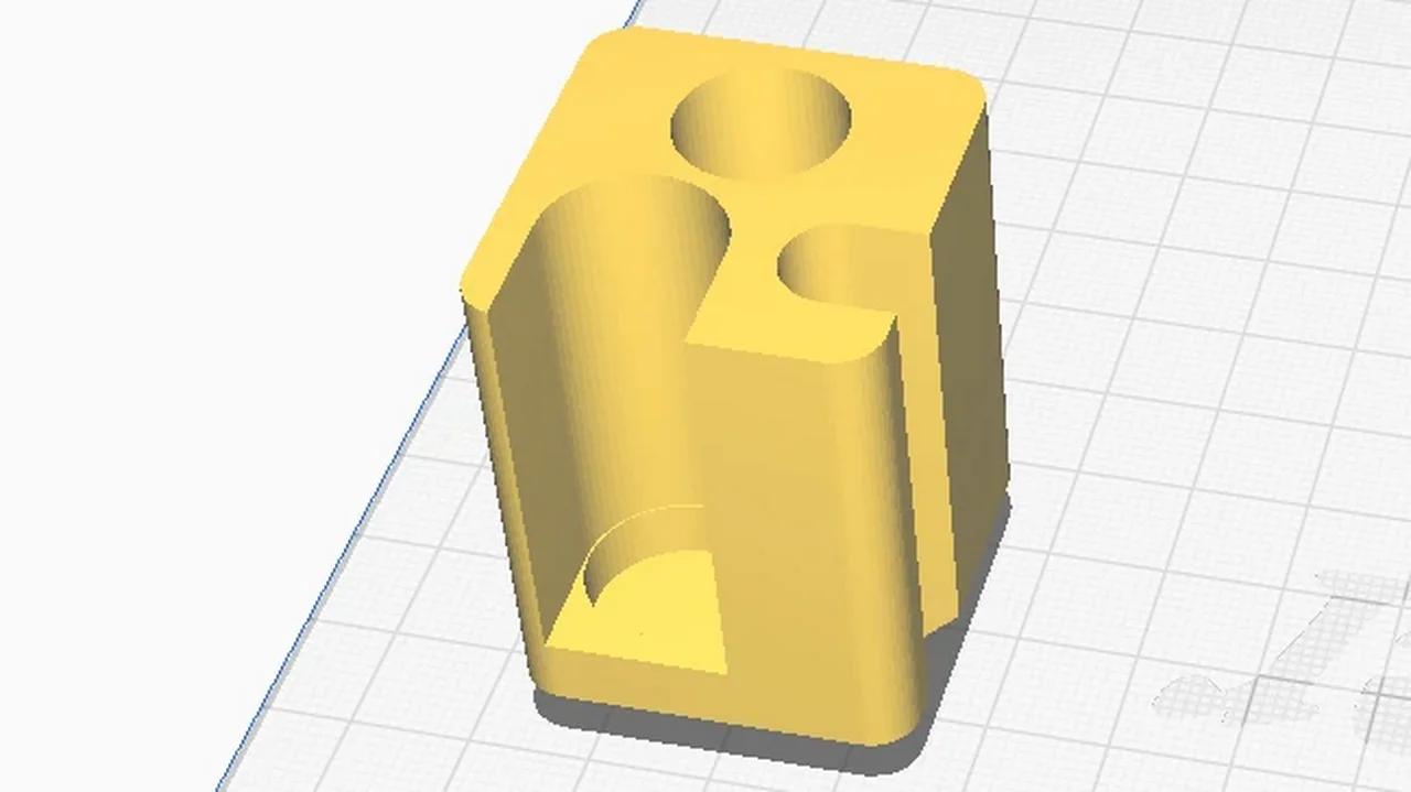 Uzi long buffer for 3d printing