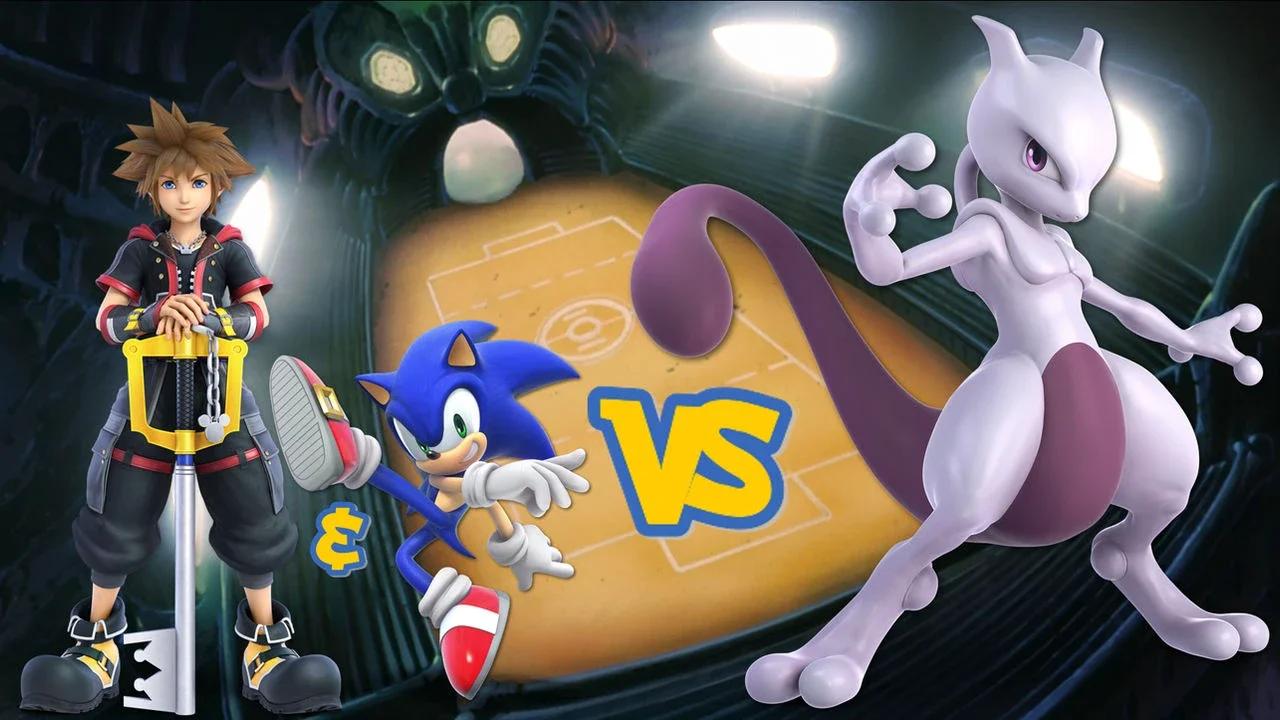 Sora's Adventures of Pokemon: The First Movie: Sora and Sonic vs Mewtwo