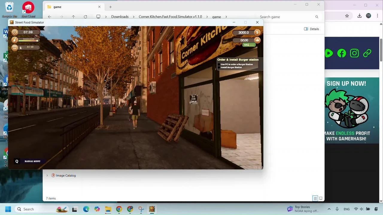 How to install Corner Kitchen Fast Food Simulator Free Download