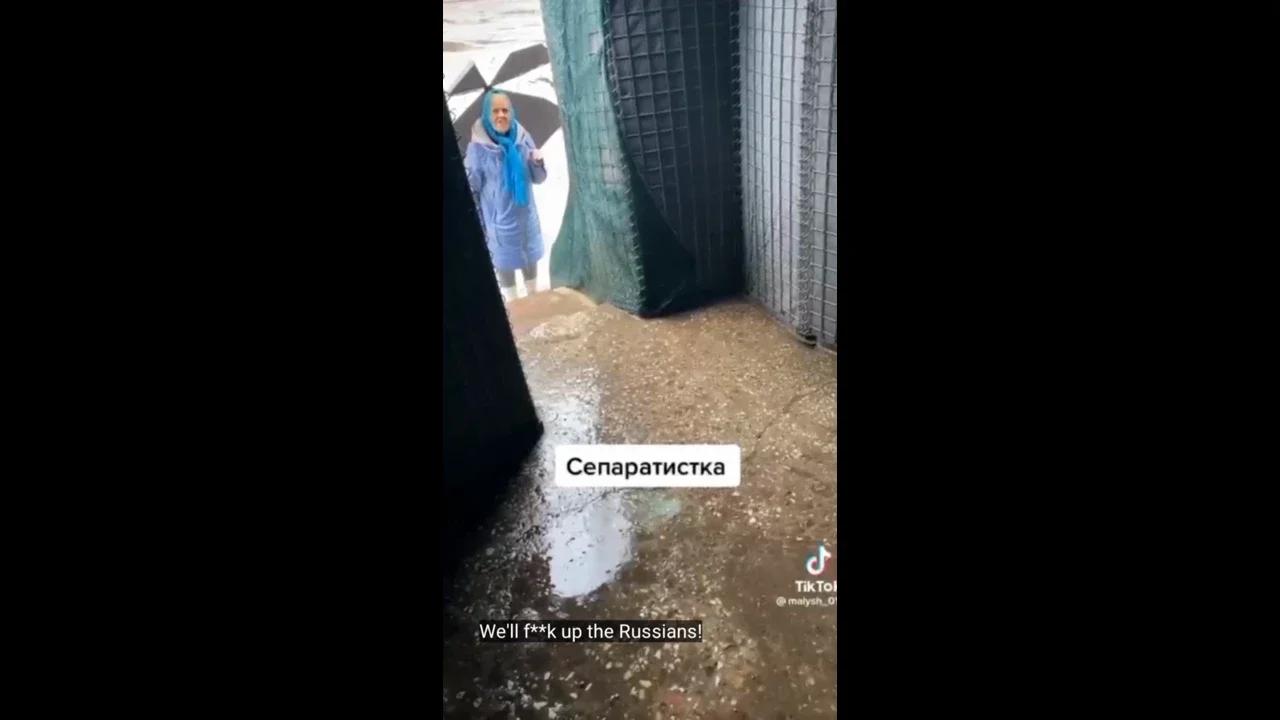 Another brave Babushka Z tells a young kid where he is wrong