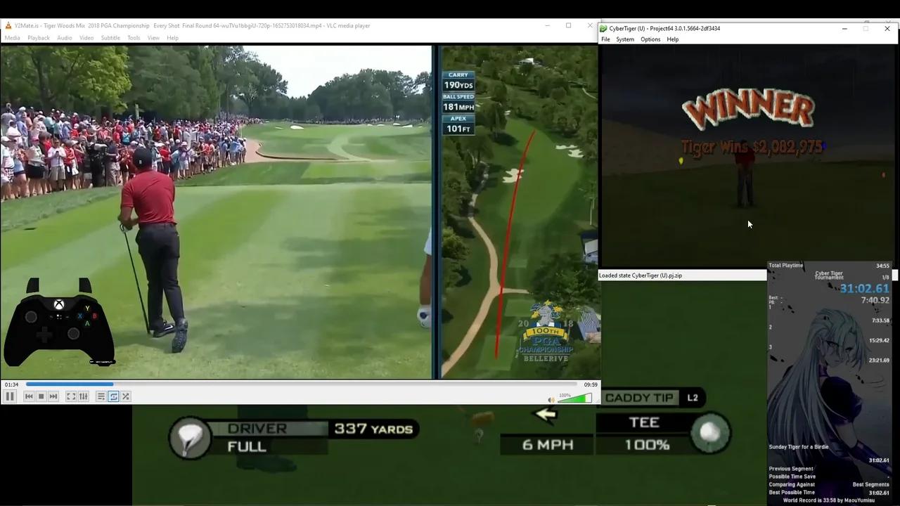 Cyber Tiger Tournament% 3201 Emu WR.mp4