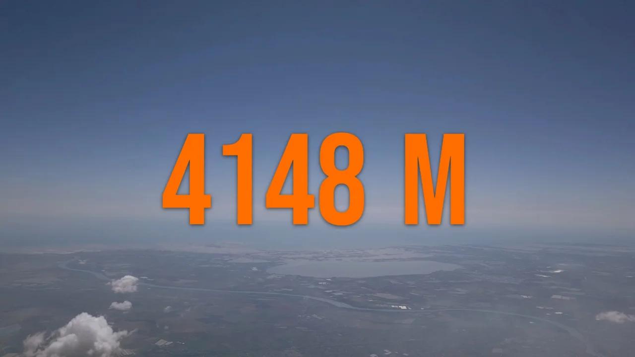 Drone DJI Mavic Pro Platinum à 4148 mètres de hauteur