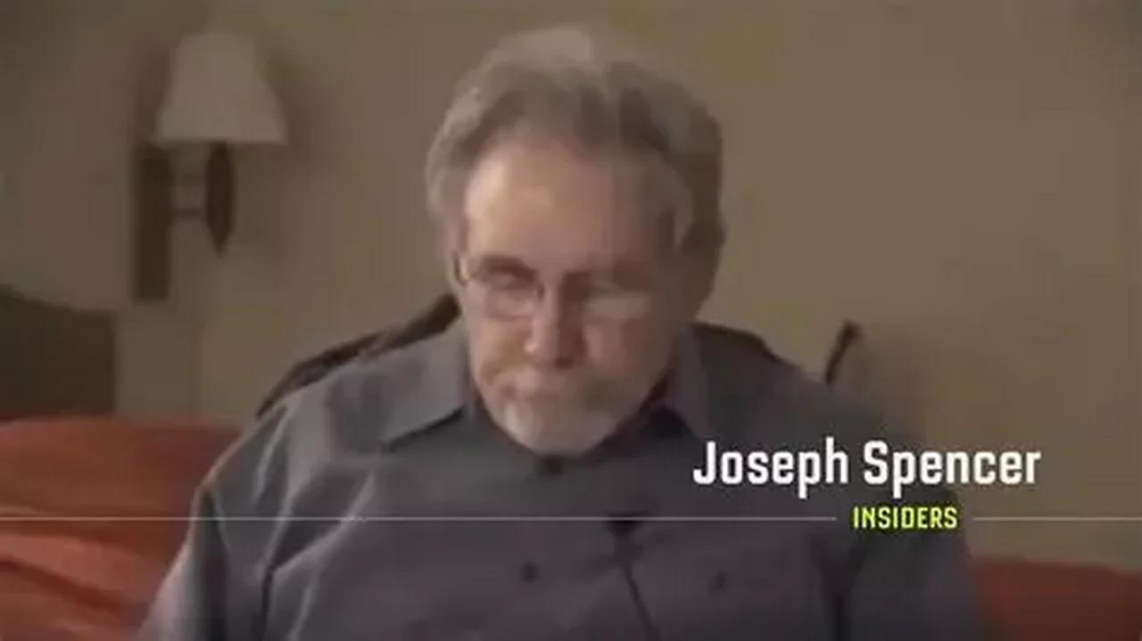 Man in black; Joseph Spencer english