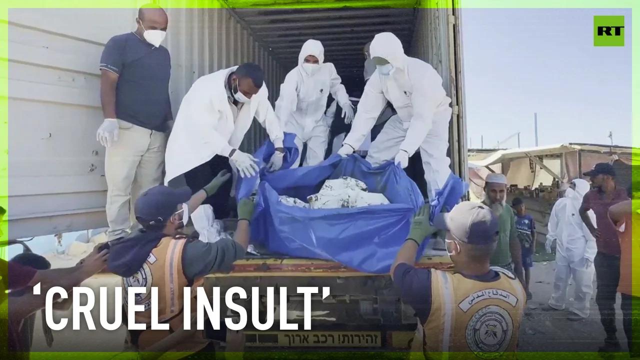 Israel sends decomposed bodies to southern Gaza, giving no information ...