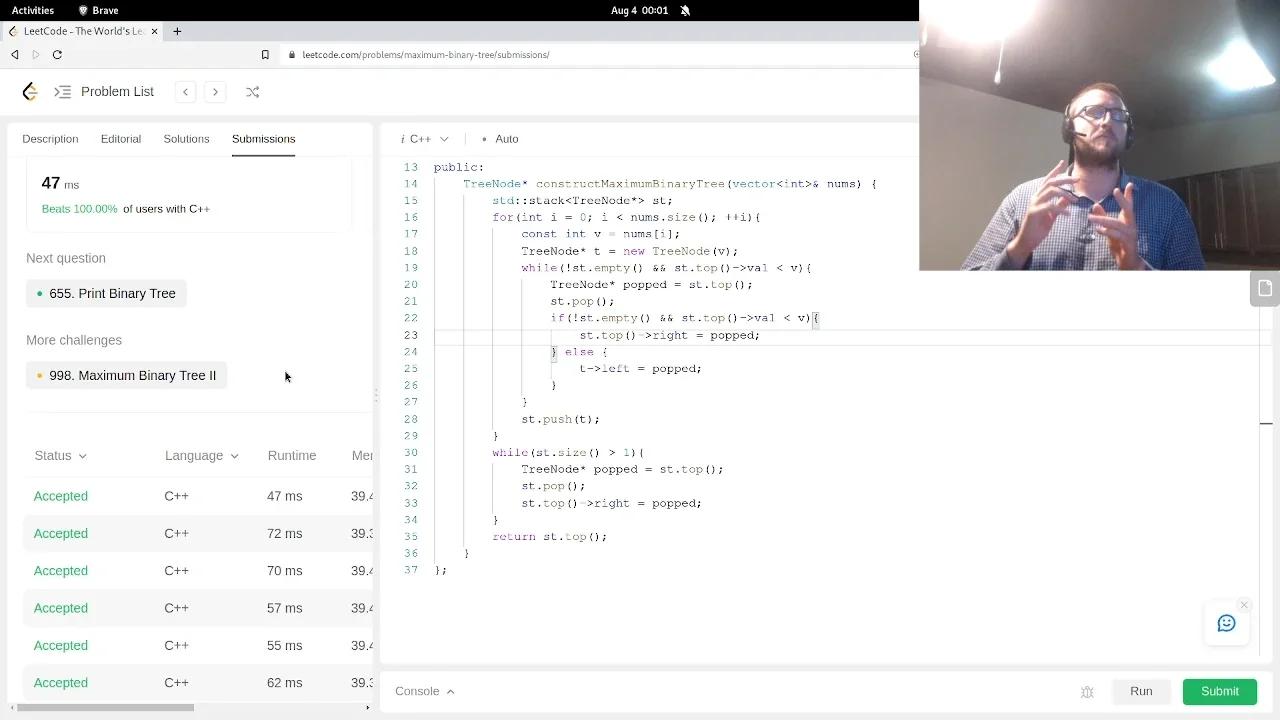 Leetcode easys and mediums (again)