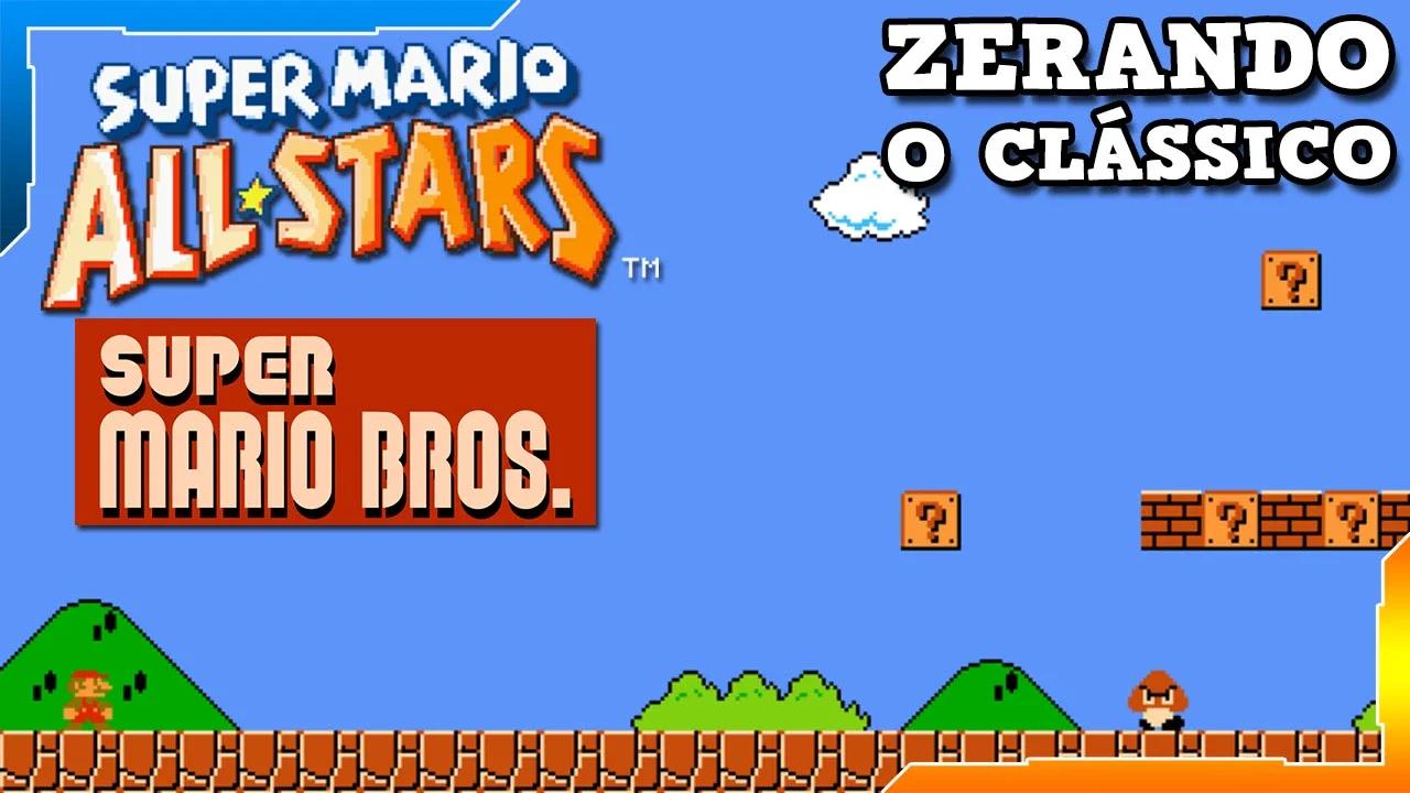 ZERANDO O PRIMEIRO JOGO DO MARIO - Super Mario All Stars - Chrono Plays