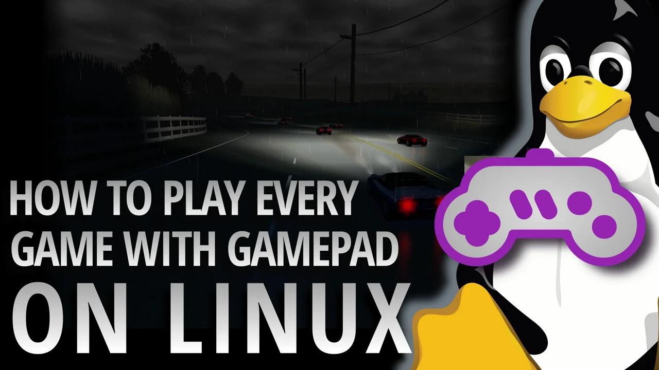 How to play every game with gamepad on Linux