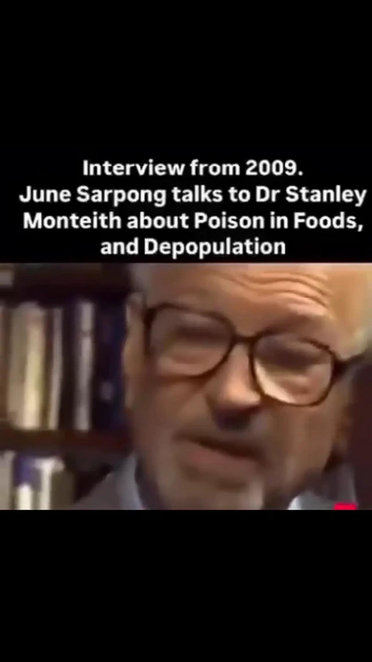 Dr. Stanley Monteith: Poison in Food & Depopulation (2009)