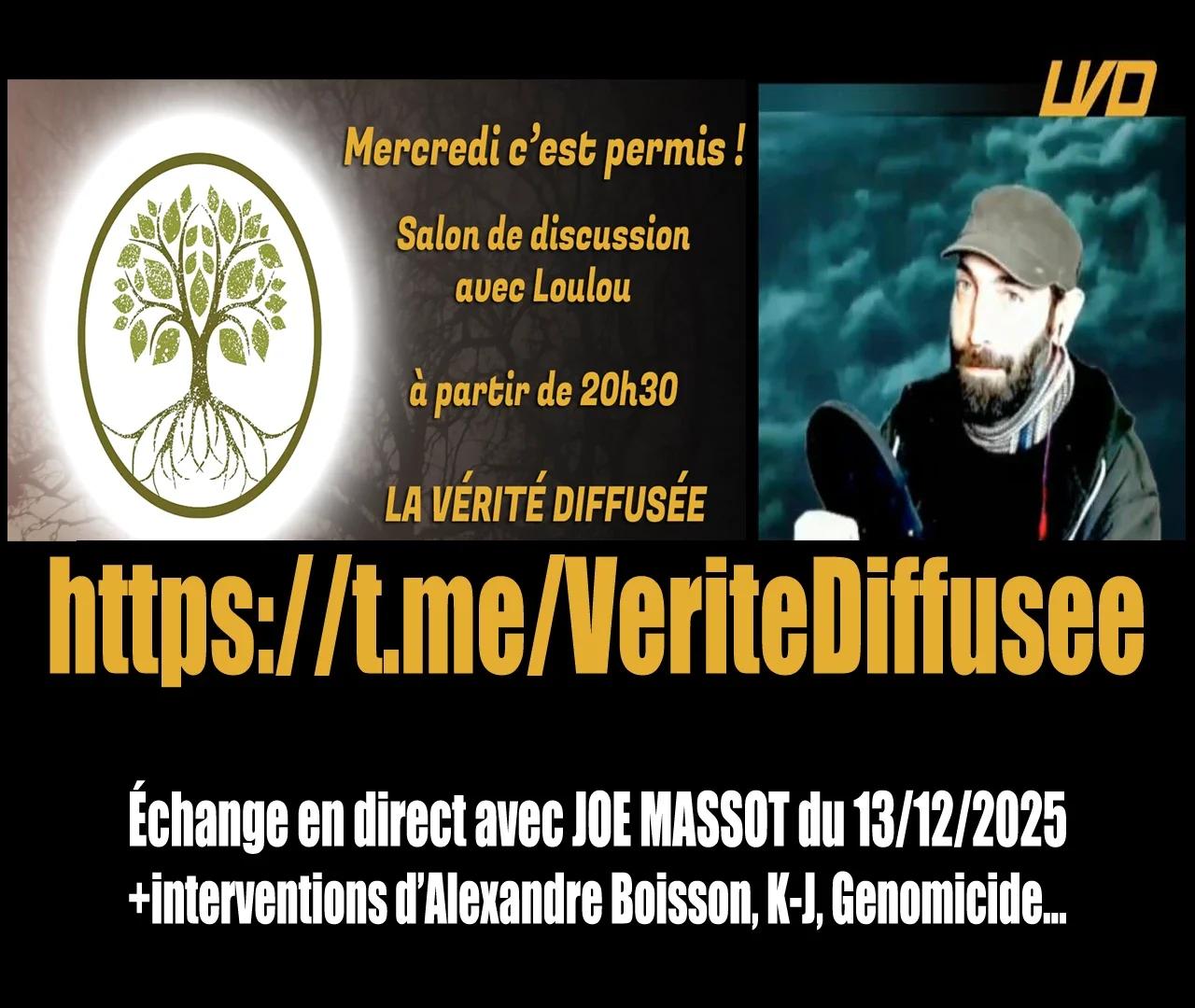 Joe Massot - Salon telegram La Vérité Diffusée