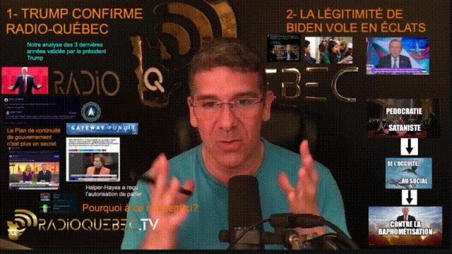 TRUMP CONFIRME L ANALYSE DE RADIO QUEBEC