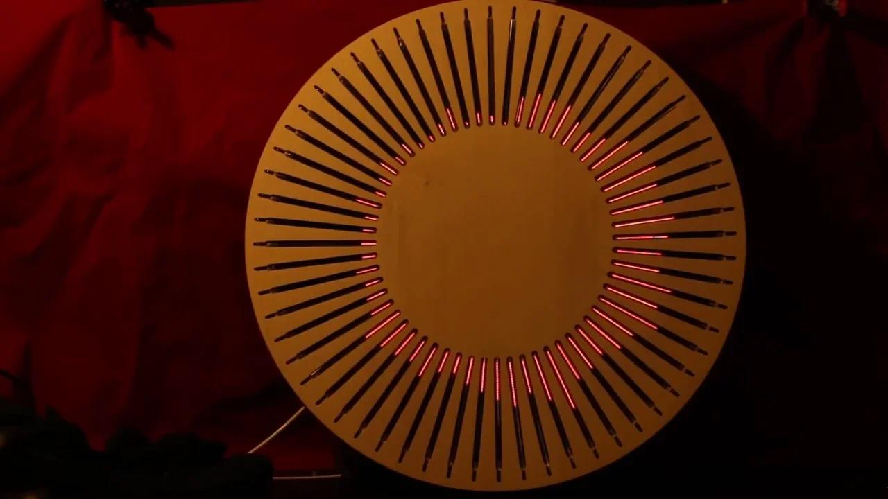 FFT Visualization on Radial Clock