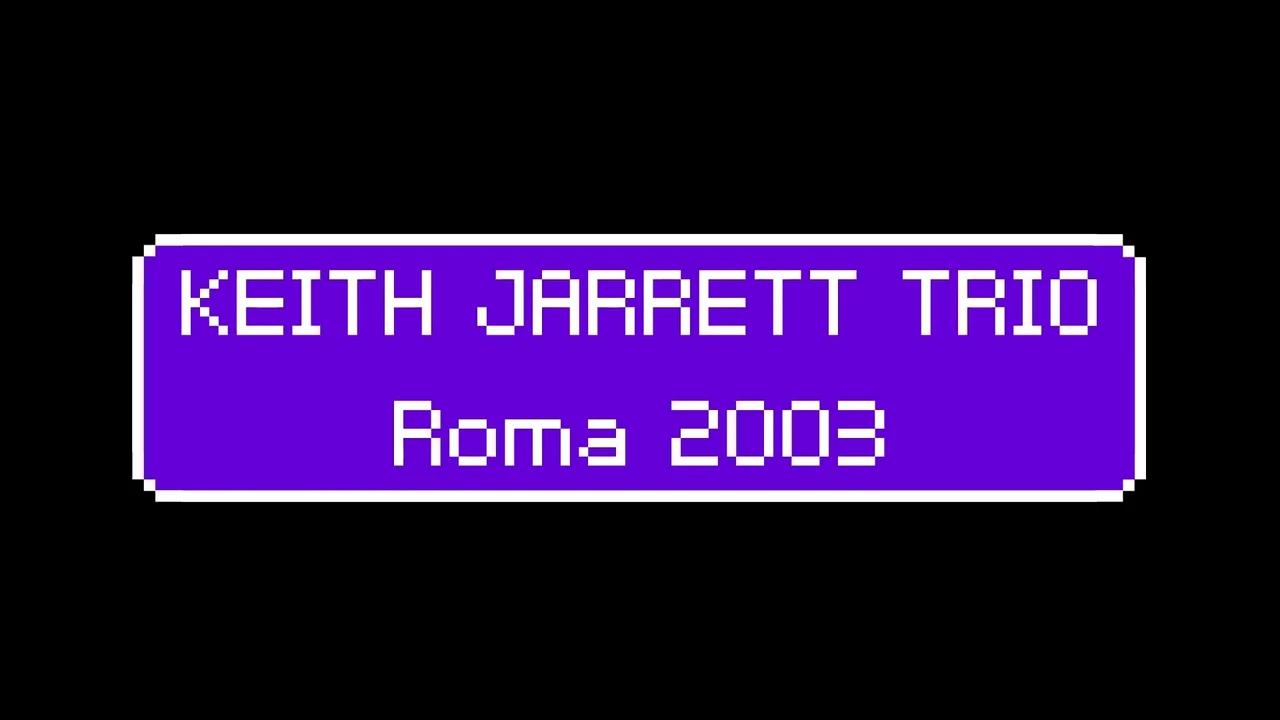 Keith Jarrett Trio | Auditorium Parco della Musica, Roma, Italy - 2003. ...