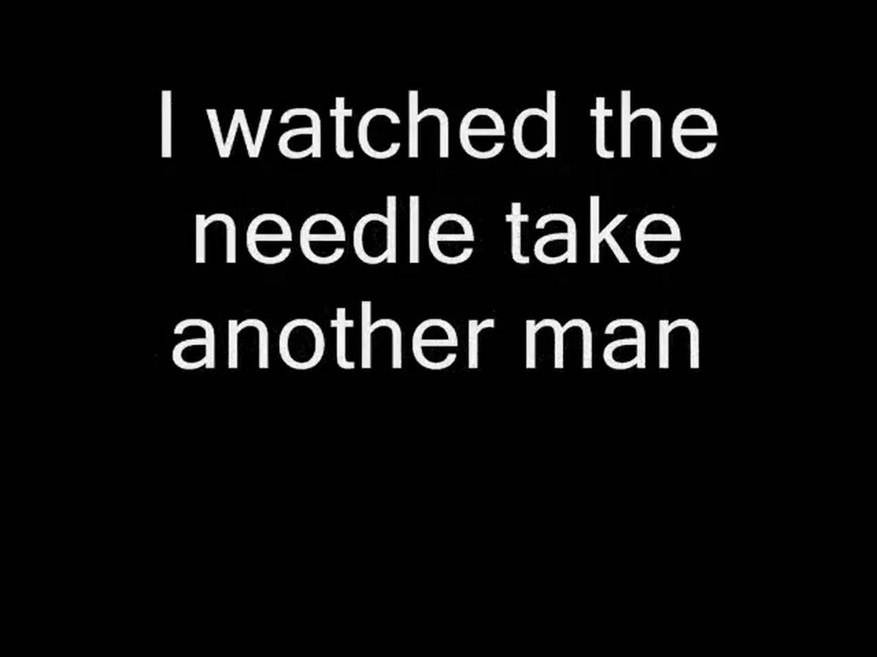 Neil Young - The Needle and the Damage Done (Lyrics)