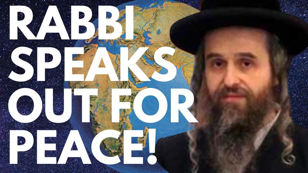 RABBI SPEAKS OUT FOR PEACE! ZIONISM DOES NOT KEEP JEWISH PEOPLE SAFE!