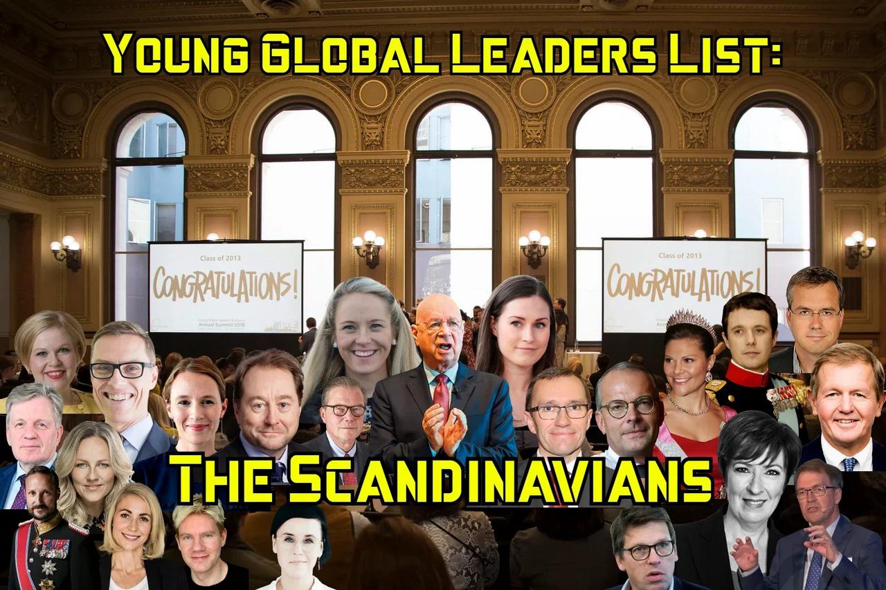 World Economic Forum Young Global Leaders 1993 to 2022: Scandinavia