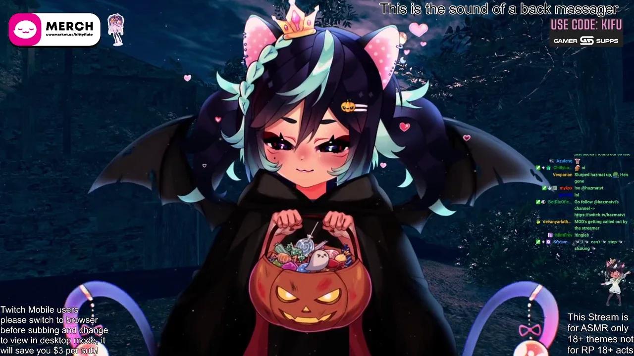 2024-10-07 KittyfluteVT ASMR live Twitch VOD