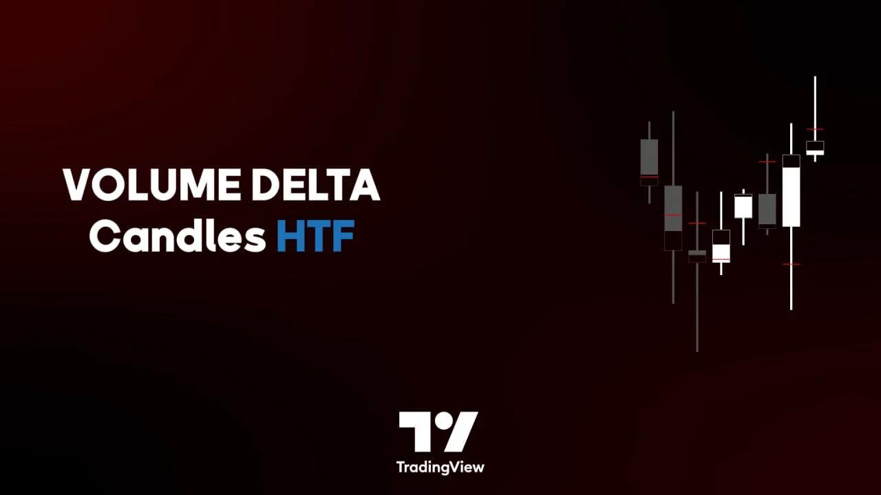 📌 Volume Delta Candles Indicator HTF - LTF Volume Candles in Tradingview [TradingFinder]