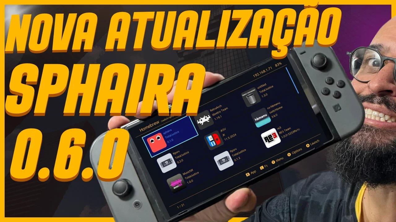 Atualização do Sphaira no Switch!! Corre pra atualizar