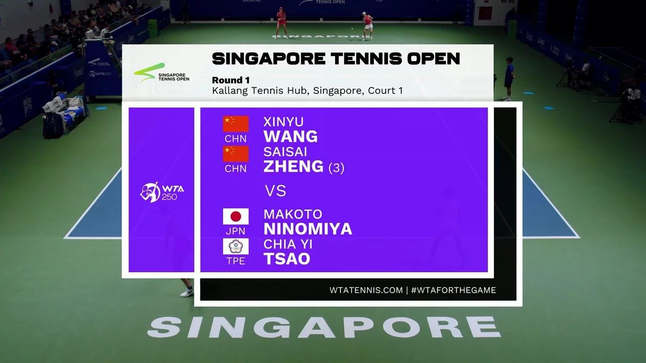 Xinyu Wang/Saisai Zheng vs Makoto Ninomiya/Chia-yi Tsao - 2025 ...