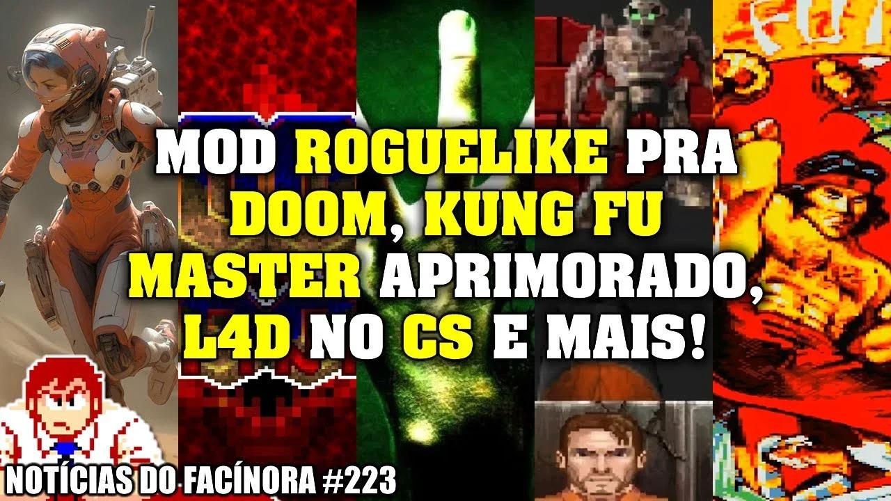 DOOM INFINITY (mod ROGUELIKE pra Doom), KUNG-FU MASTER aprimorado ...