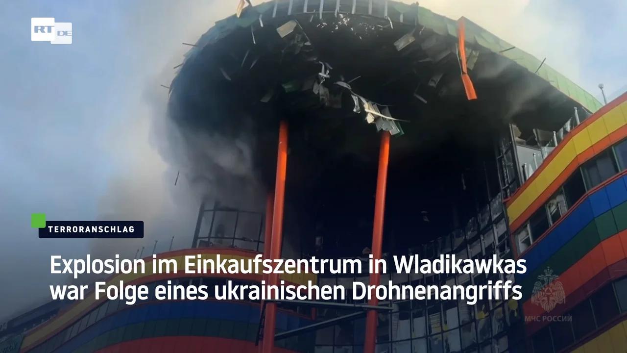 Explosion im Einkaufszentrum in Wladikawkas war Folge eines ...
