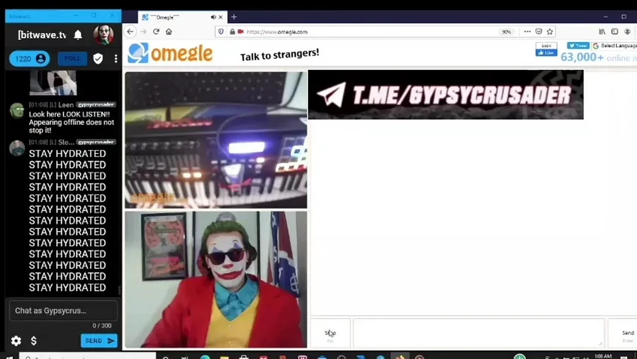 Funny Omegle Gypsy Crusader