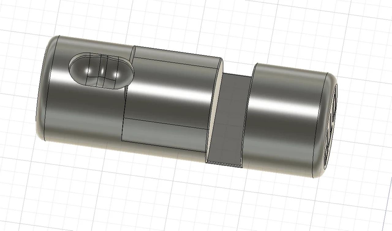 SS Hoffman cut trigger push button safety