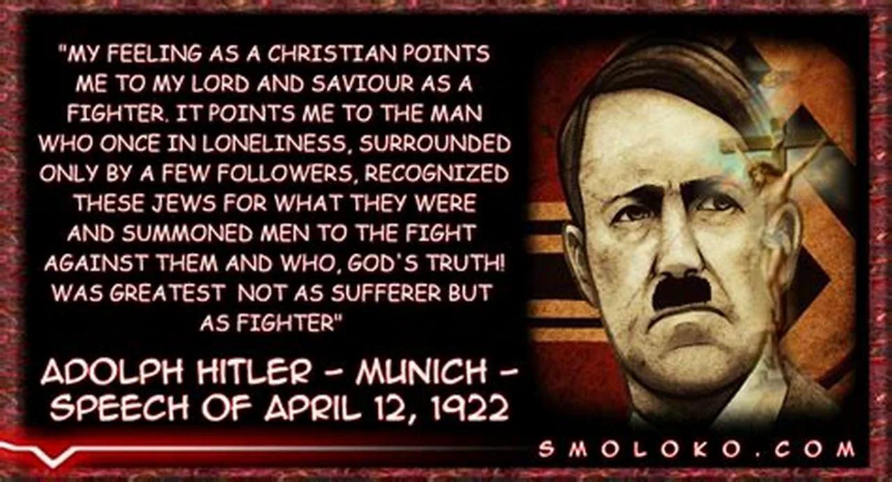 Adolf Hitler a Man of God
