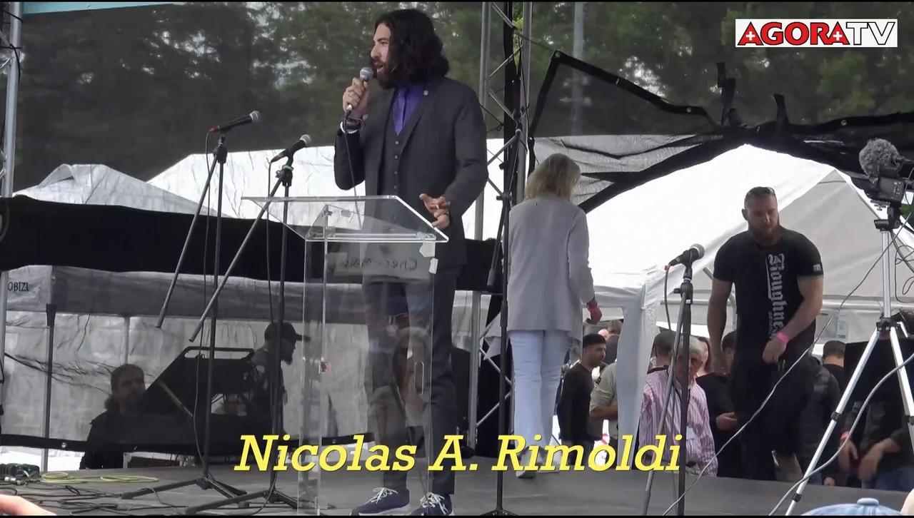 Le discours de Nicolas A. Rimoldi, Président de Mass-voll à Genève, le ...