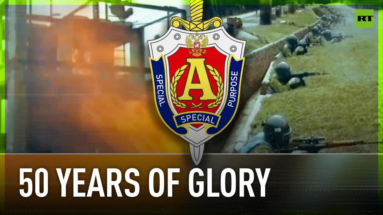 In the line of fire: Russian 'Alpha' special forces mark 50th anniversary