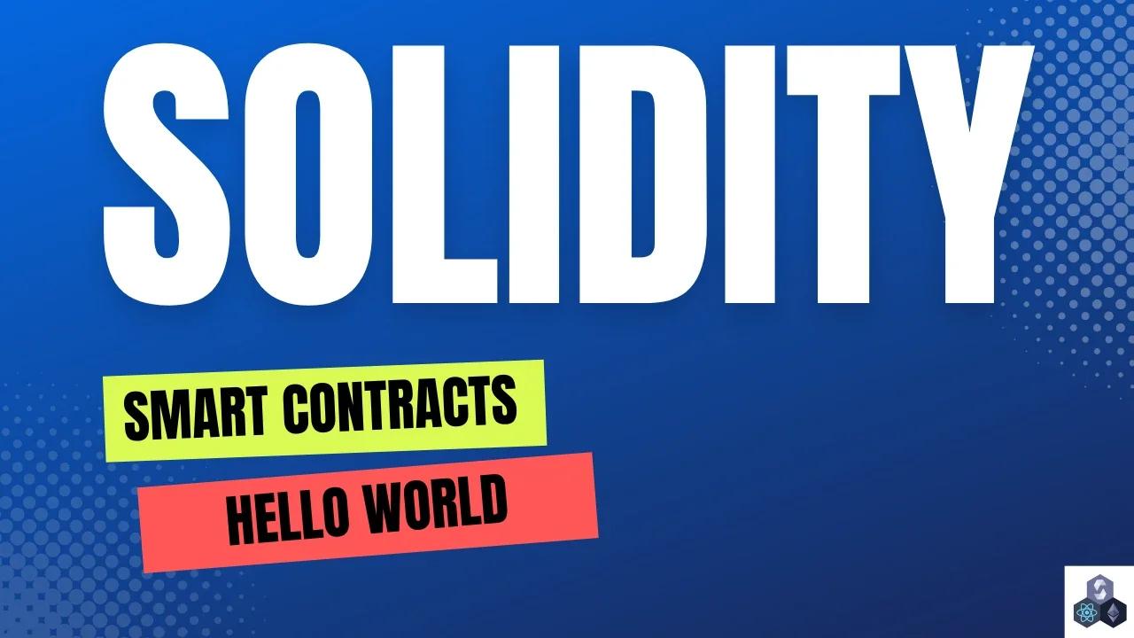 Create your first solidity smart contract - Hello World! Create your first solidity smart contract - Hello World!
