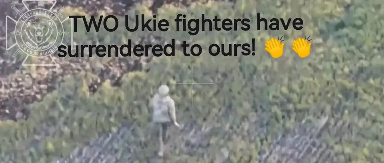 📽️-A 🇬🇧&🇫🇷, Unique footage of Ukrainian soldiers surrendering!