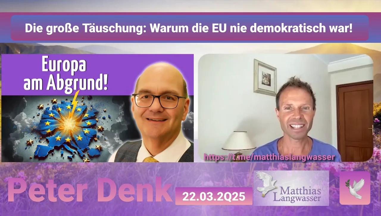 Peter Denk zu Gast bei Matthias Langwasser - 22.03.2Q25 - Die große ...