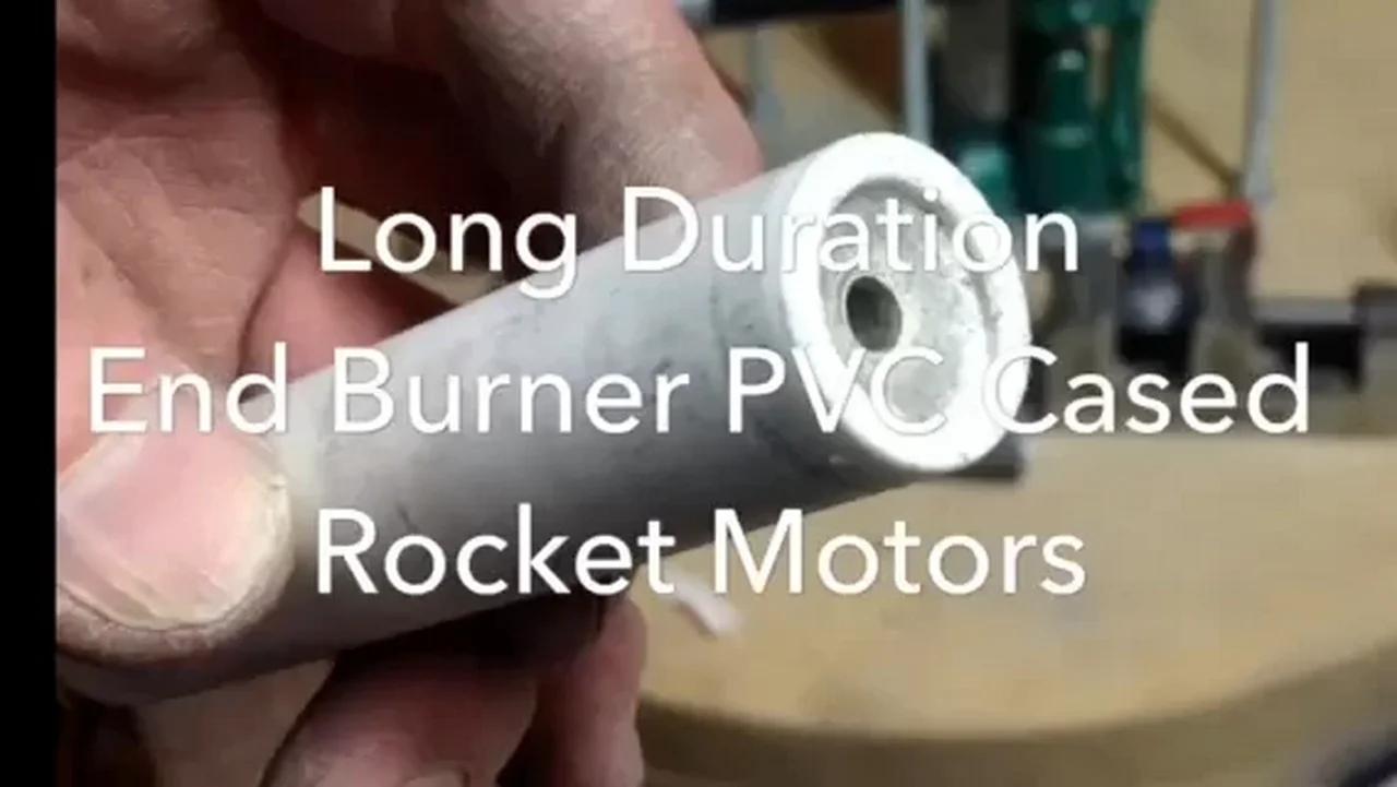 Long Duration End Burner PVC Cased Rocket Engines AttoPilot