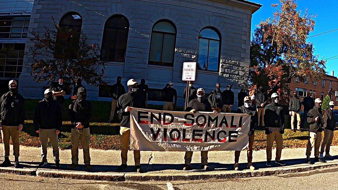 NSC 131 Demonstrates In Lewiston, Maine in Response to Anti-White Attacks