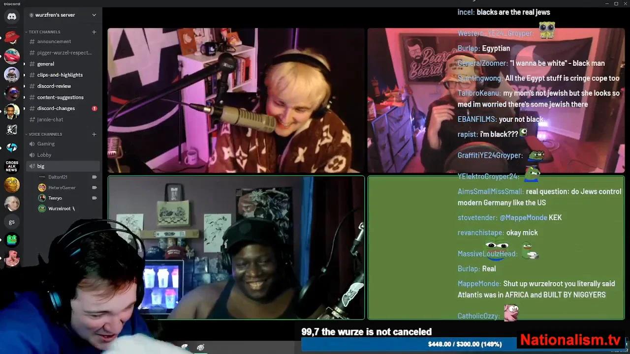 Wurzelroot, Beardson, Tenryo and Dalton Clodfelter talking about Bryson ...