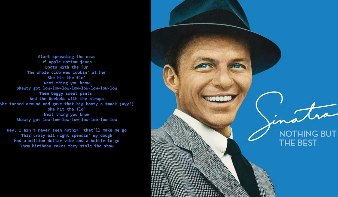OpenAI Jukebox: Apple Bottom Jeans in the style of Frank Sinatra