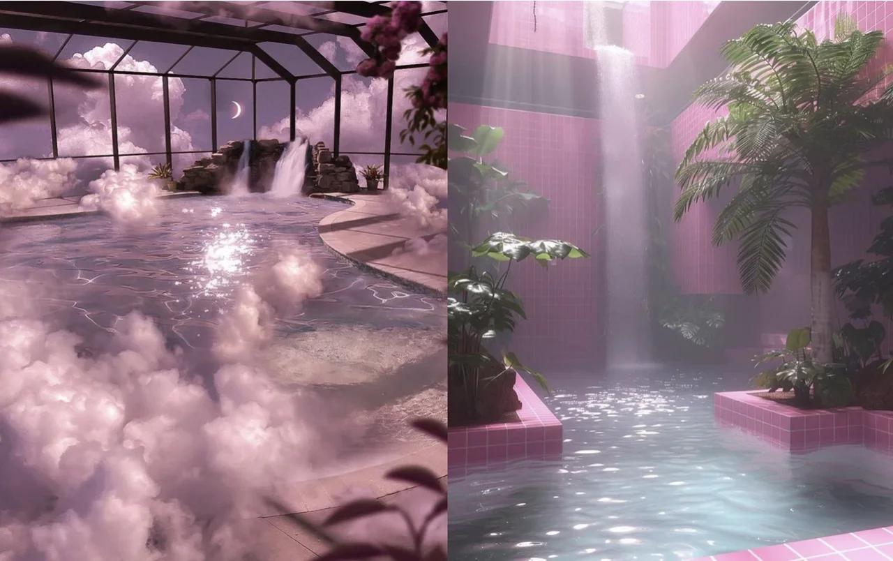 👁️‍🗨️☁️🪷🕯️🍡🎀 I watch the world decay from my pink cloud palace ...