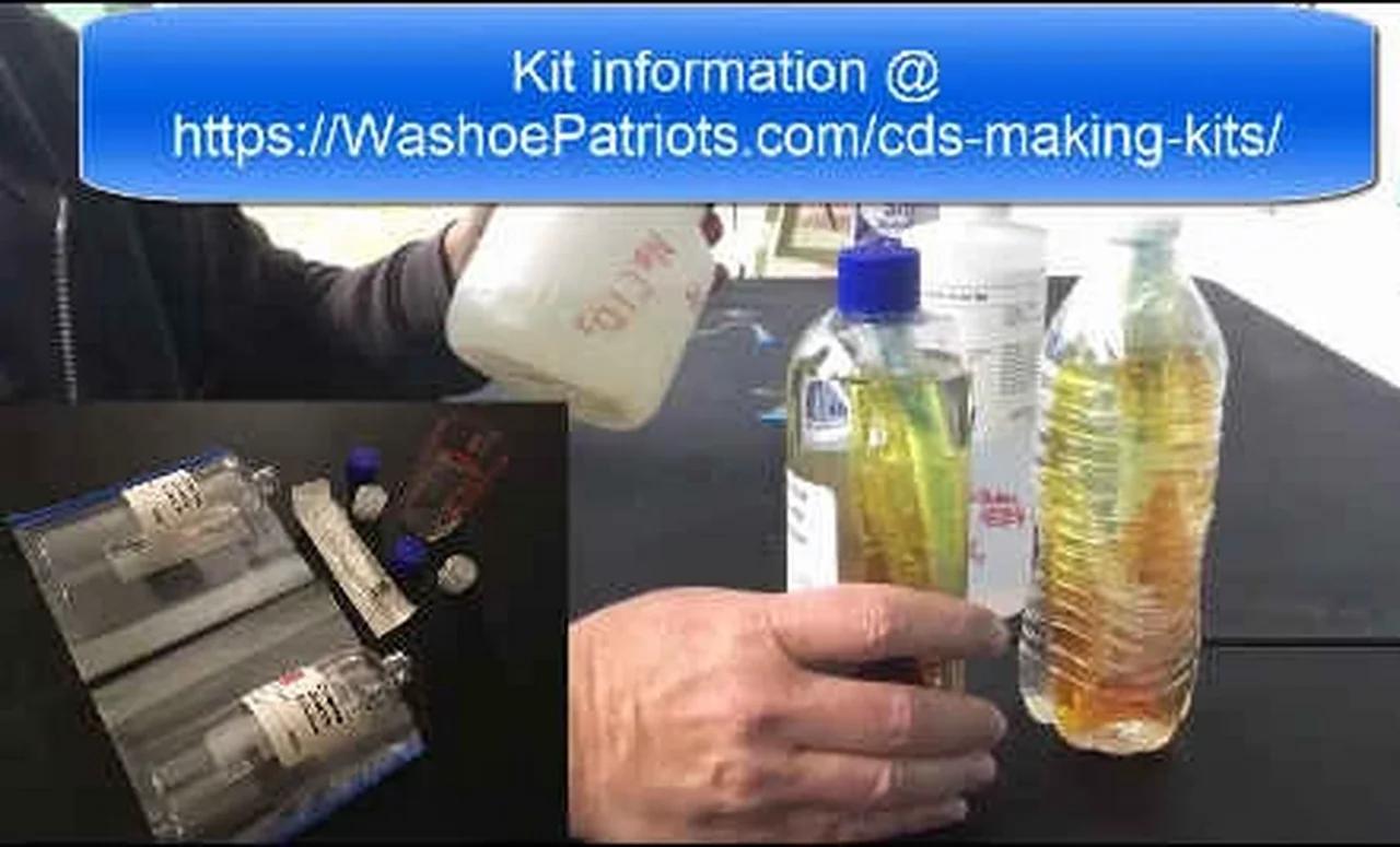 Video of step by step process to make Chlorine Dioxide Solution