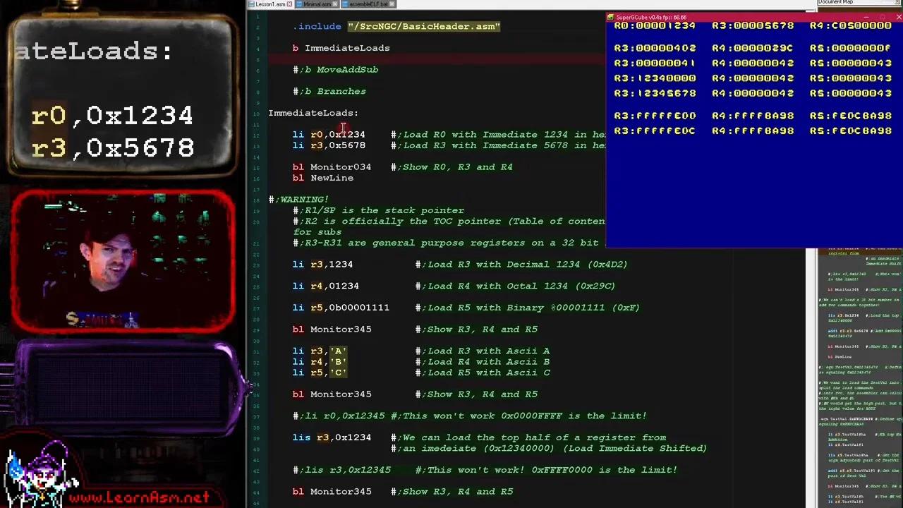 Learn PowerPC Assembly - Lesson 1 - Getting Started with the Power PC