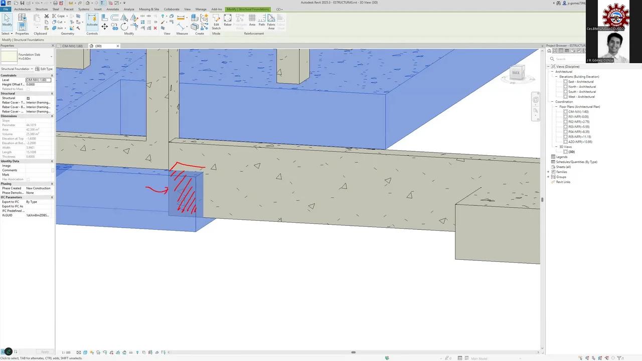SESIÓN 04 MODELADO BIM CON REVIT ESTRUCTURAS