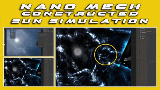 SIXTH SENSE: IMAGE ENHANCEMENT - NANO MECH CONSTRUCTED SUN SIMULATION