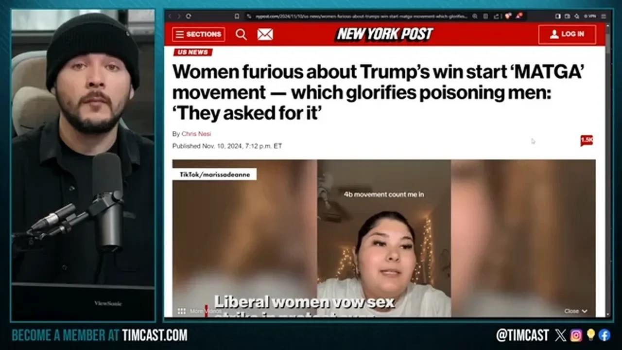 UNHINGED Liberal Women Call For ENDING MEN'S LIVES For Voting Trump ...