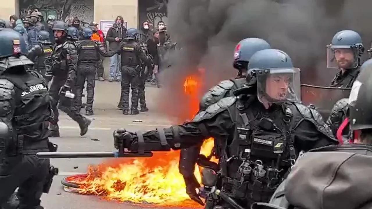 The people are fighting back. The French protests continue in Paris