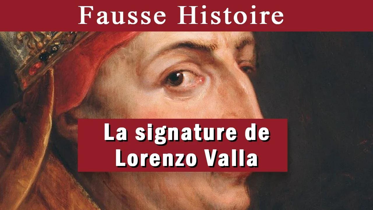 Hérodote - La signature de Lorenzo Valla