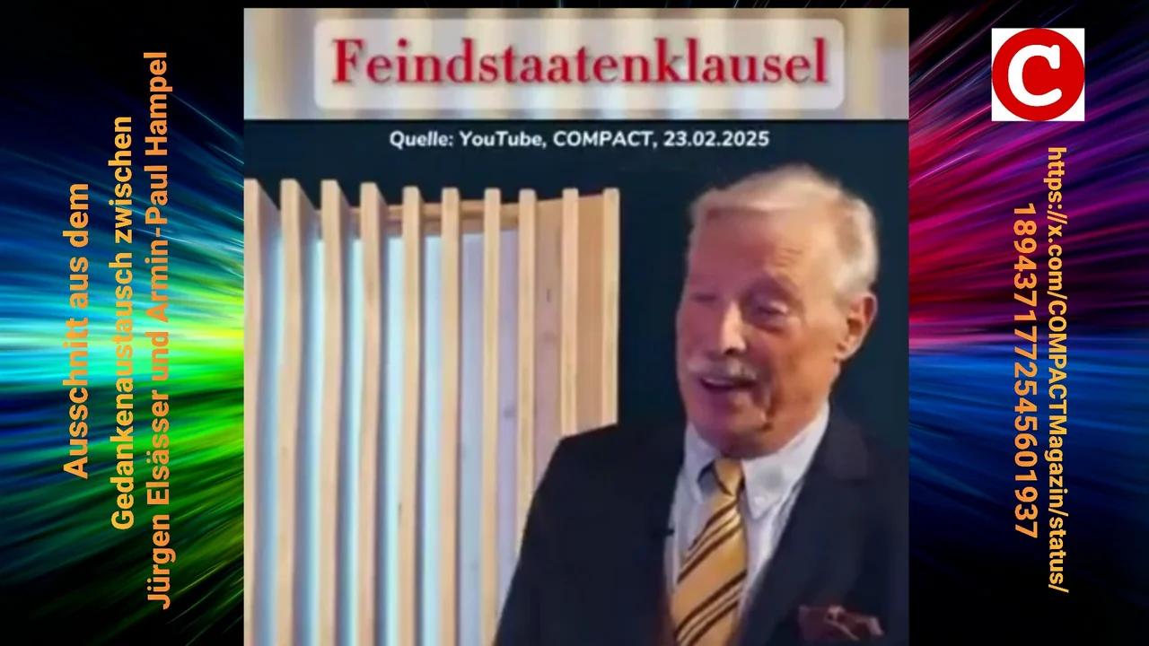 Ausschnitt aus dem Gedankenaustausch zwischen Jürgen Elsässer und Armin-Paul Hampel