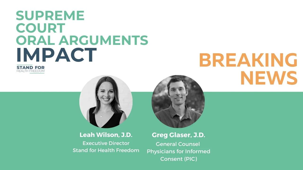Leah Wilson Interviews Greg Glaser Supreme Court Oral Argument Impact