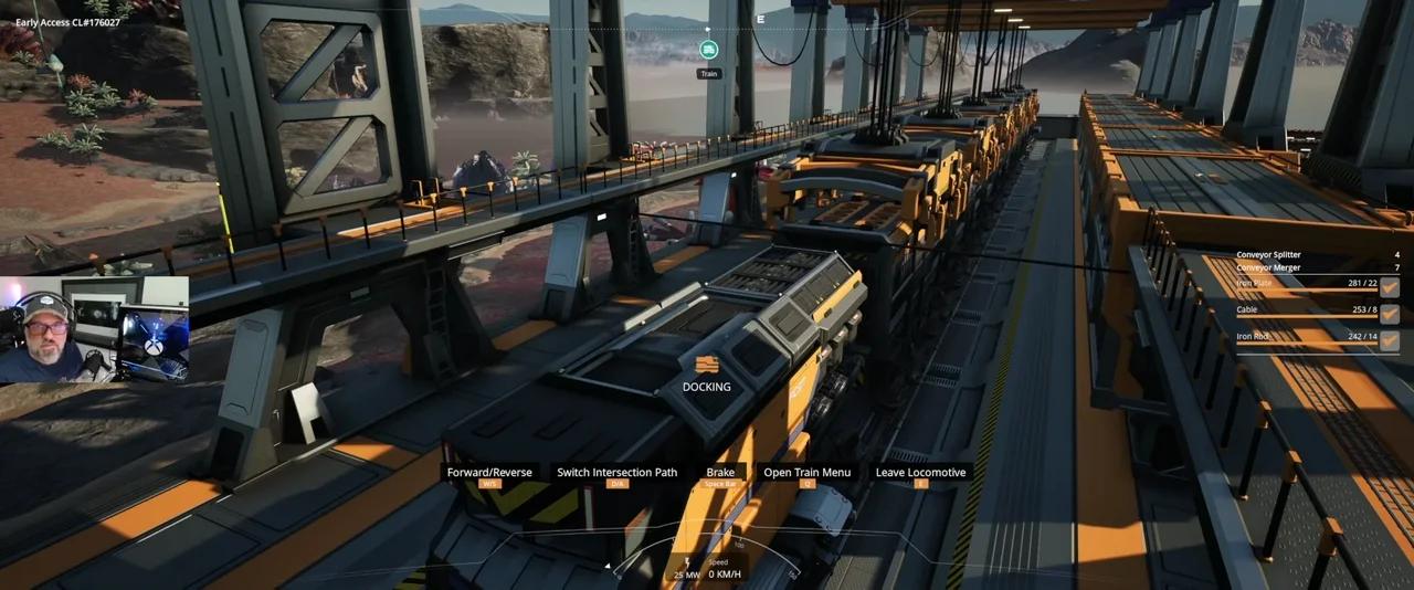 Satisfactory train is working despite me