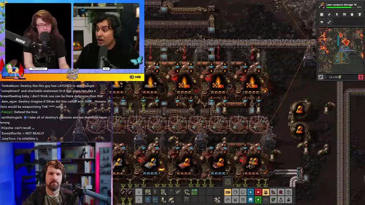 [kick:56296026] Watching the Pirate Software/DrK Interview | Chillin'