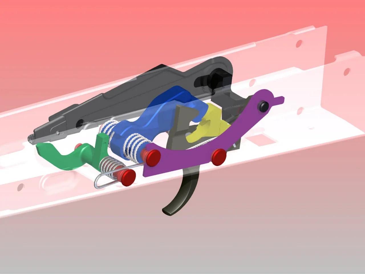 Trigger assembly for AKM